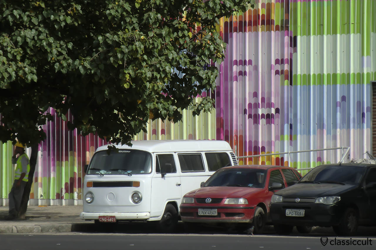 VW Bay Window Bus on Rio de Janeiro Streets