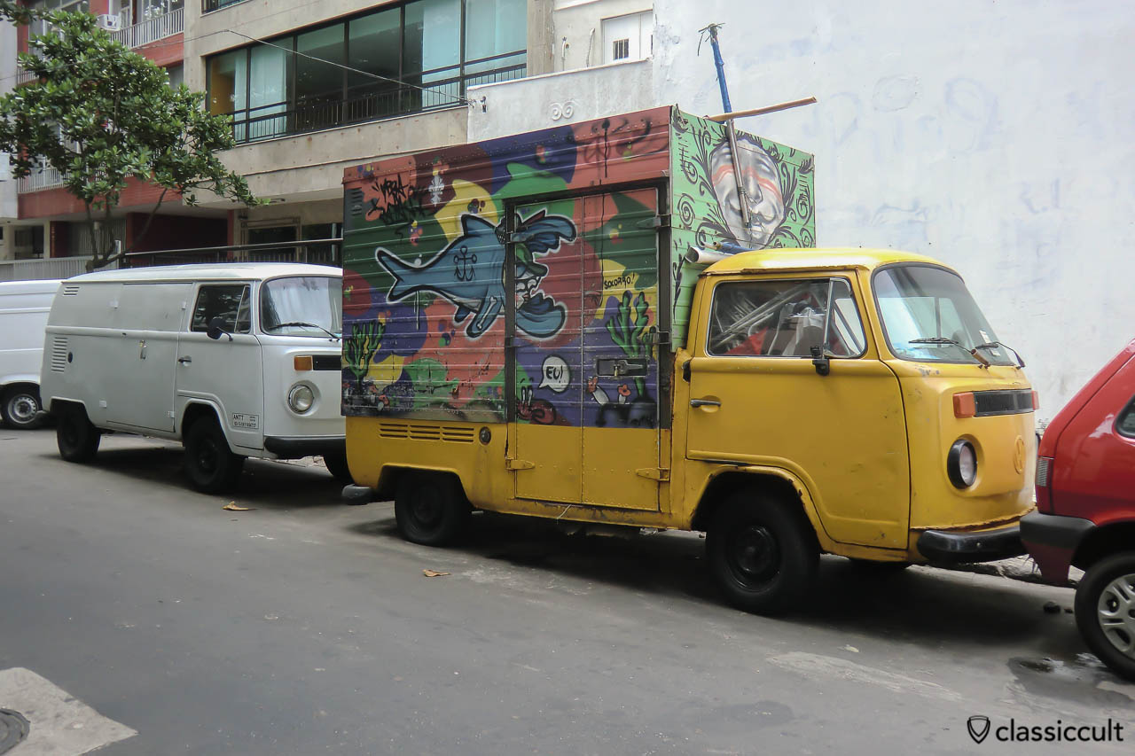 VW Bay Window Bus on Rio de Janeiro Streets