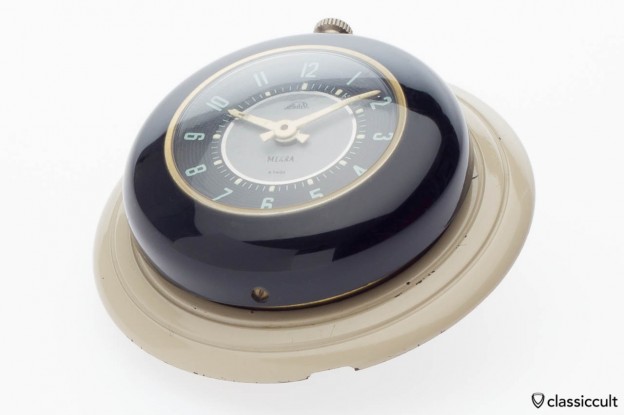 VW split bug steering wheel clock Mekra Koehler wind-up 8 day clock