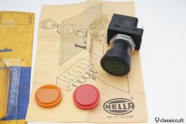 Hella Fog Lamps Light Push Pull Switch 1986 NOS