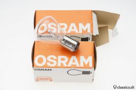 Osram 12V 35W Ba15s Bulb # 7568 NOS