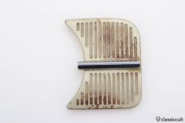 VW Bug dashboard grill with chrome trim